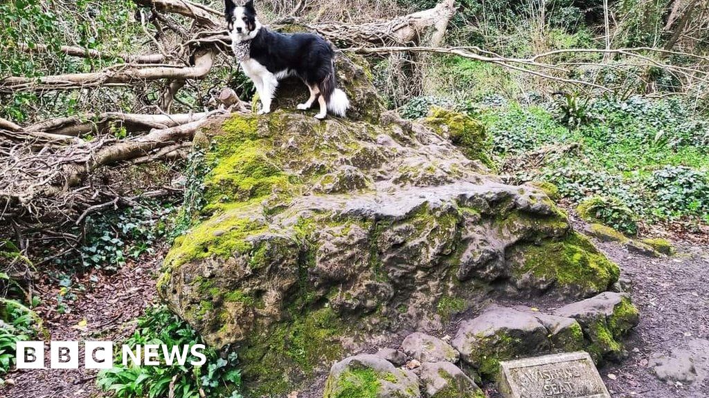 Isle of Wight Wishing Seat survives Ventnor landslip - BBC News