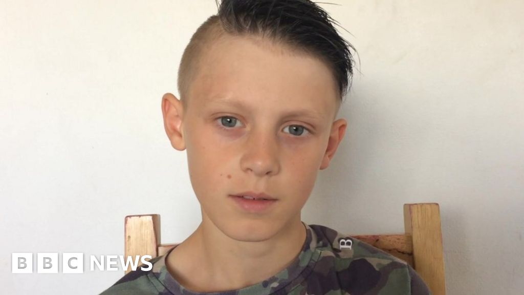 Boy who had meningitis wants people to know about after effects - BBC News