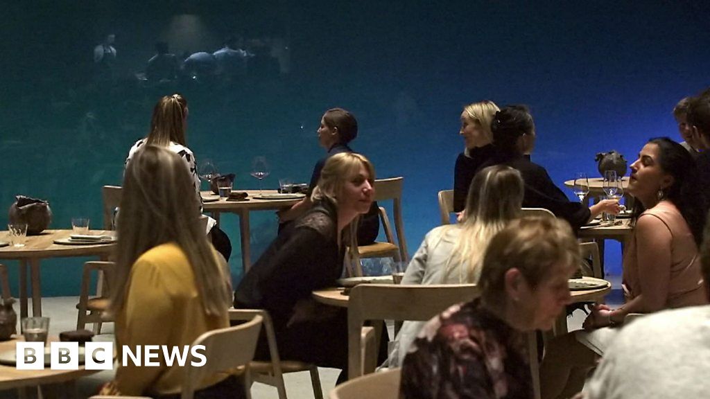 Europe's first underwater restaurant