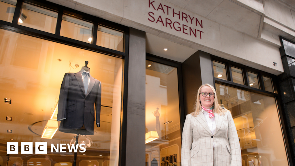 First female master tailor opens Savile Row shop - BBC News