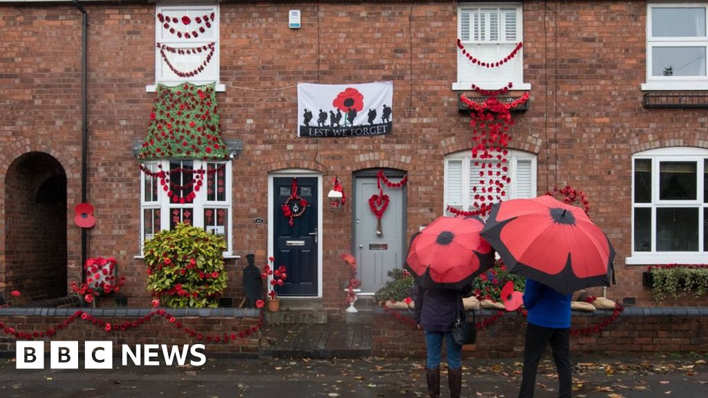 Remembrance Sunday 2018: Poppy displays in pictures