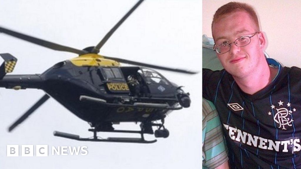 Craig Ryan jailed for shining laser pen at police helicopter - BBC News