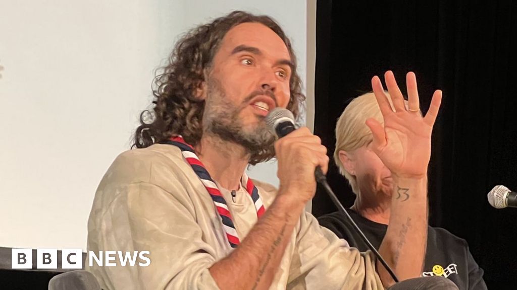 Russell Brand calls on Thurrock Council to save Thameside Theatre - BBC ...