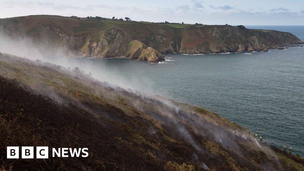 Sark fire caused by disposable barbecue says fire chief - BBC News