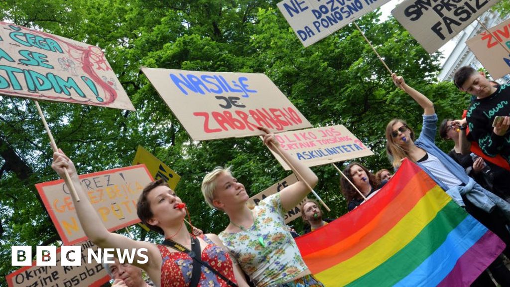 Plans for Bosnia's first Pride parade prompt backlash - BBC News