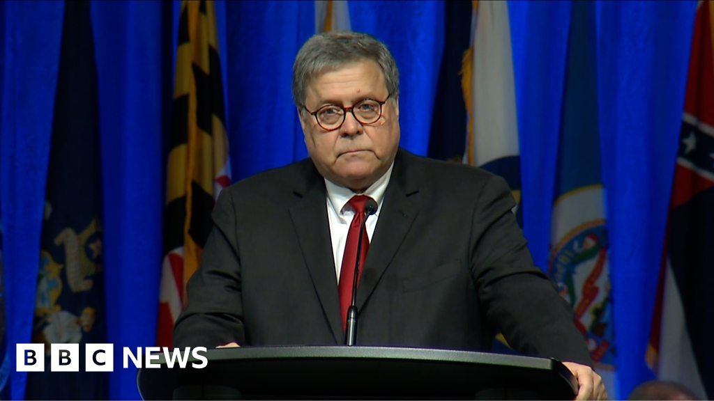 Jeffrey Epstein death: Attorney General Barr 'appalled' - BBC News