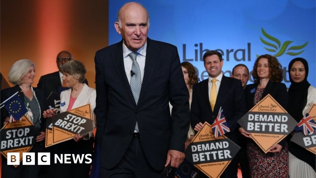 2019 European elections: Lib Dems stand on 'stop Brexit' message - BBC News
