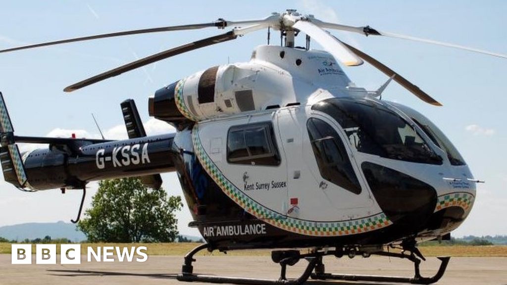Kent, Surrey and Sussex air ambulances to fly from new base - BBC News