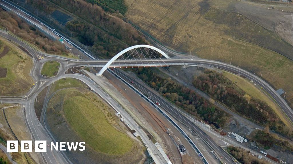 Road-widening upgrade of A465 is £100m over budget - BBC News