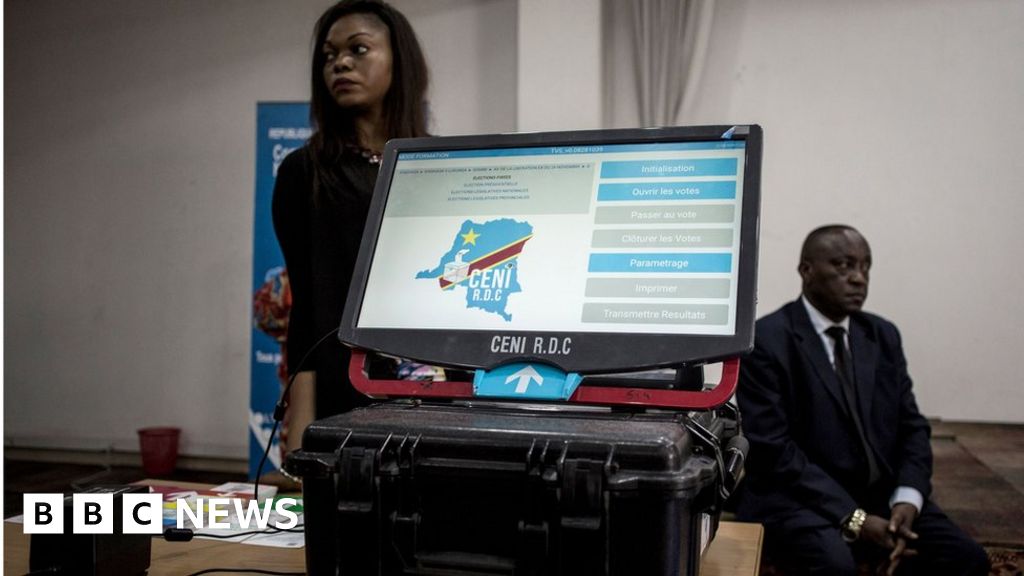DR Congo elections: Why do voters mistrust electronic voting? - BBC News