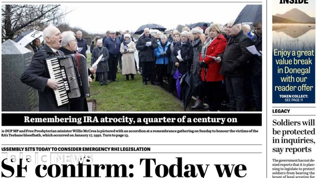 Newspaper headlines: Imminent assembly election dominates papers - BBC News