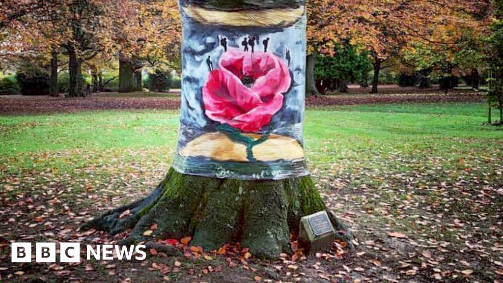 WW1 tree tribute at Coventry's War Memorial Park - BBC News