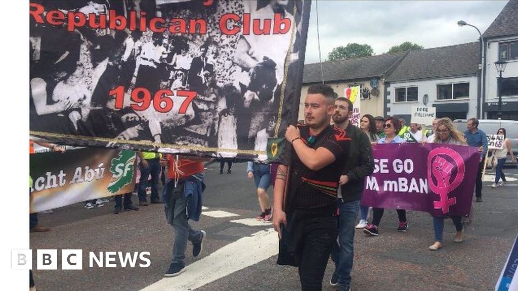 Commemoration marks 50 years since first NICRA march - BBC News