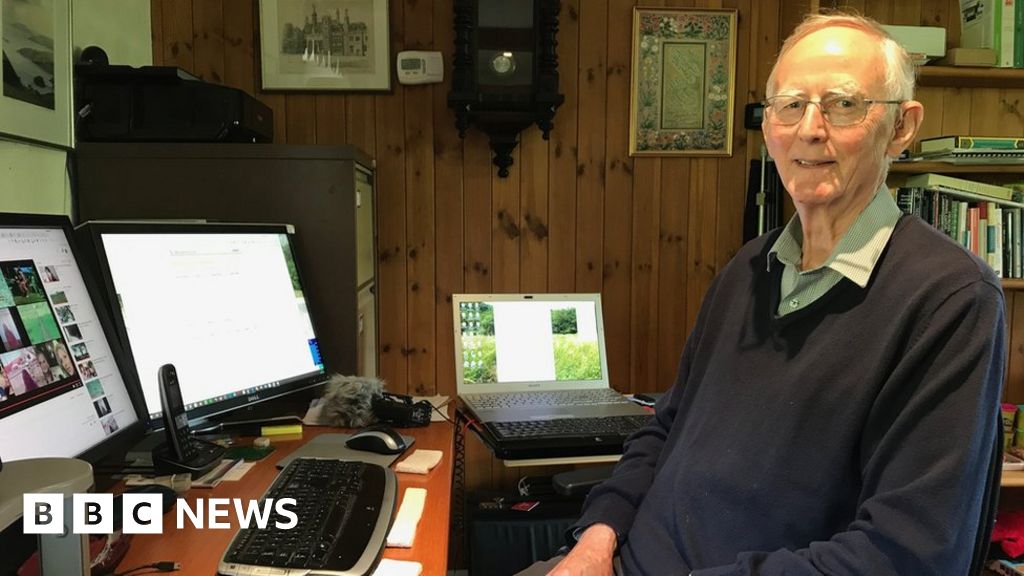 Powys man gets broadband via satellite over Africa - BBC News