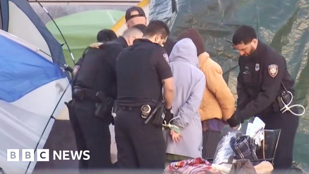 Dozens of Gaza protesters arrested at Yale University