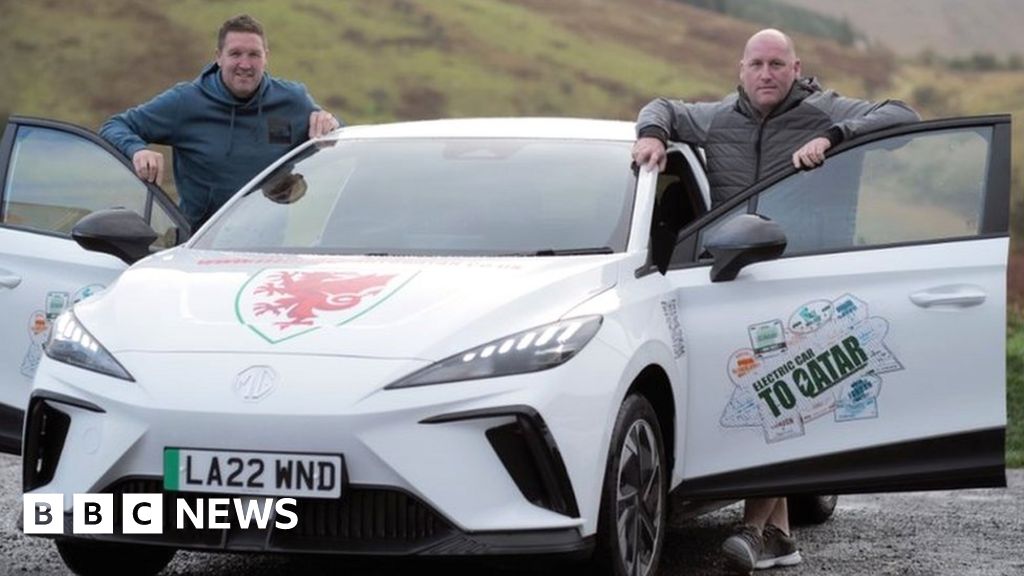 World Cup: Wales fans driving to Qatar in electric car