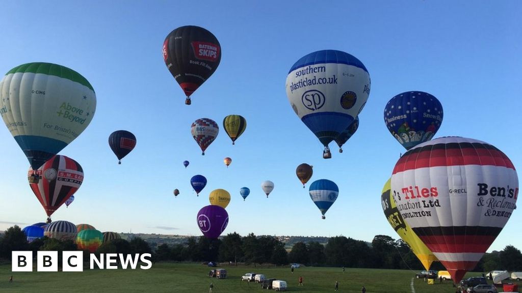 Bristol Balloon Fiesta flypast for socially-distant festival
