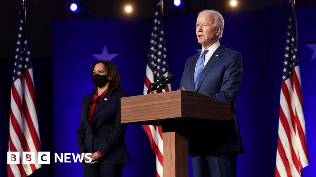 US election results: 'We're going to win this race' - Biden - BBC News