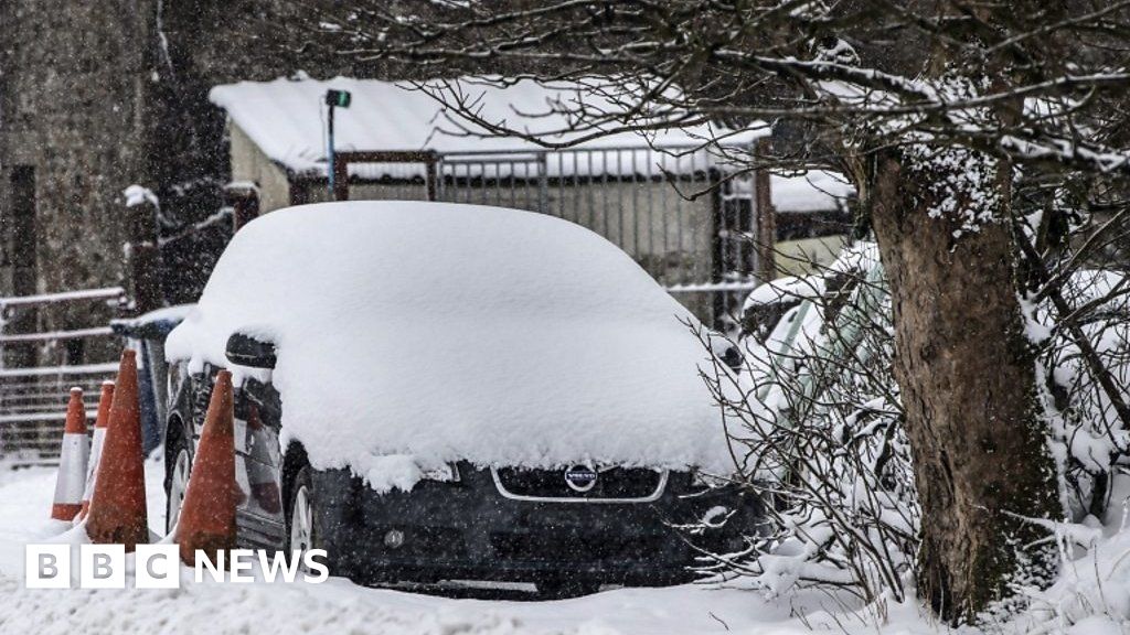 Wintry showers and icy conditions hit UK