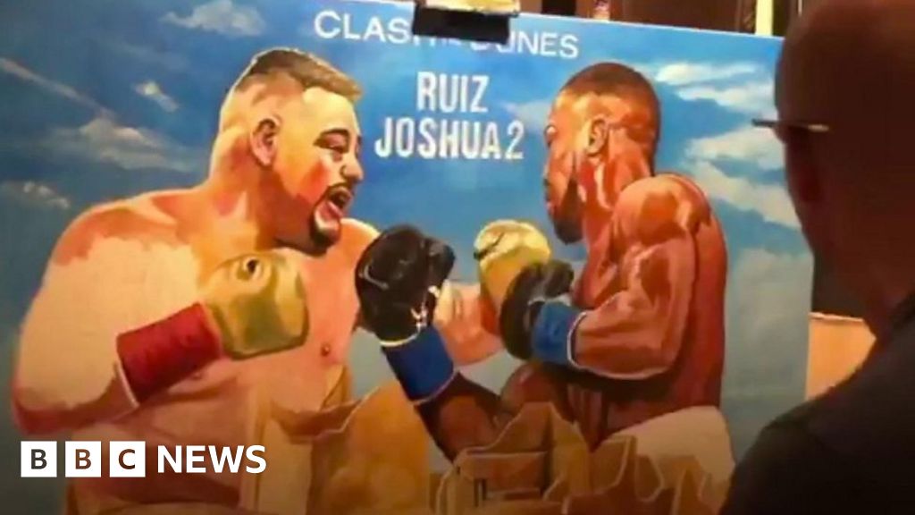 Anthony Joshua v Andy Ruiz II: The Welsh artist selling paintings to ...