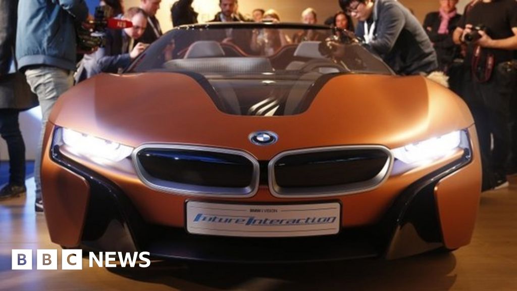 CES 2016: BMW shows off gesture-controlled concept car - BBC News
