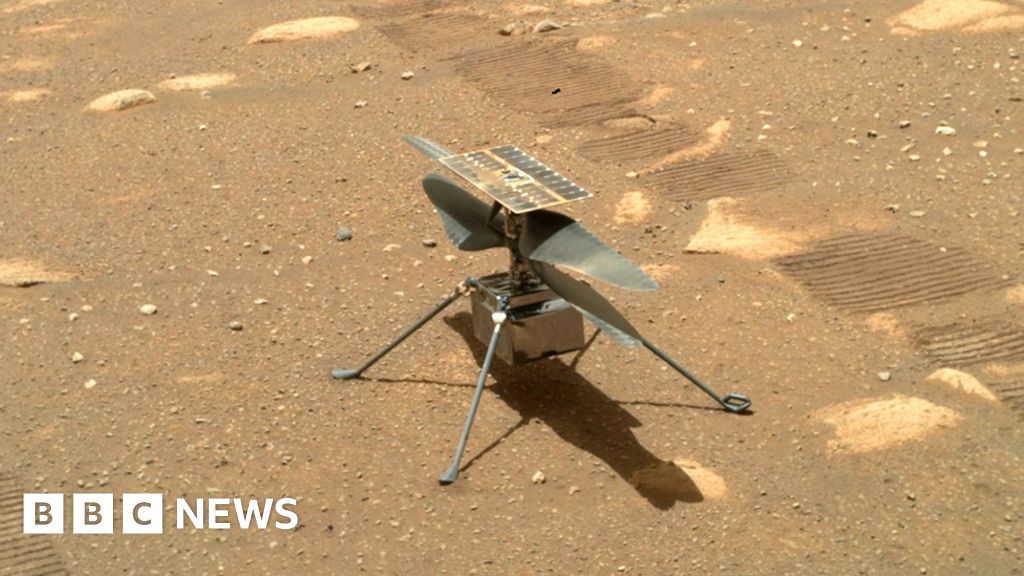 Nasa's Ingenuity helicopter to fly over the hills of Mars