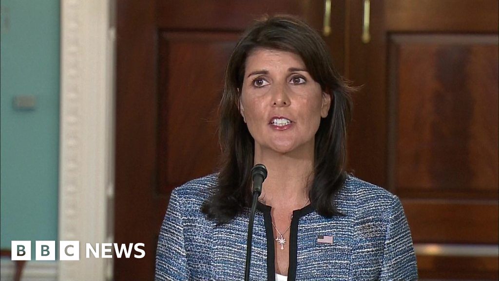 US envoy Nikki Haley says UN rights council 'a cesspool of political bias'