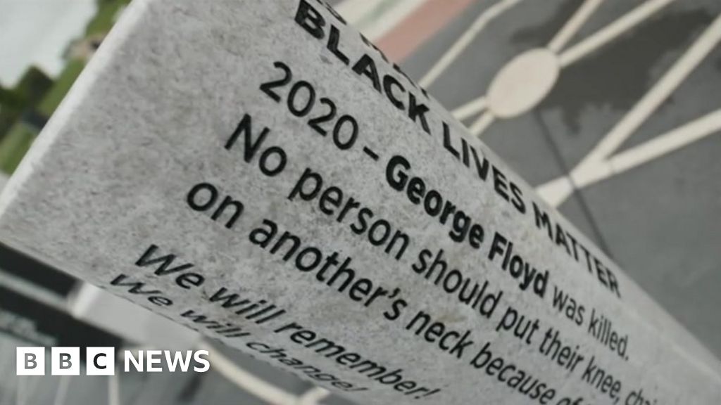 George Floyd death marked in Milton Keynes with artwork