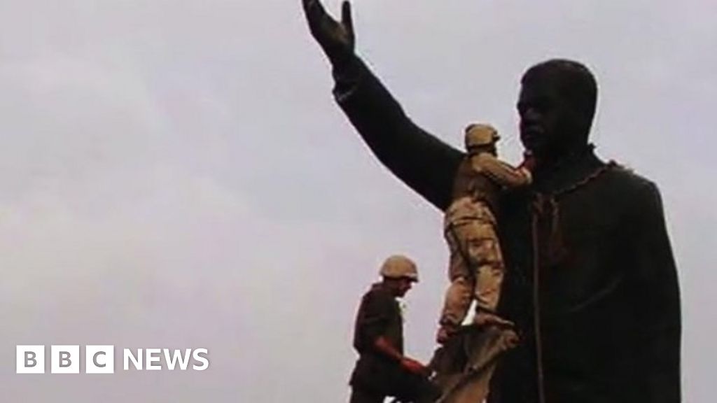 'I toppled Saddam’s statue, now I want him back' - BBC News