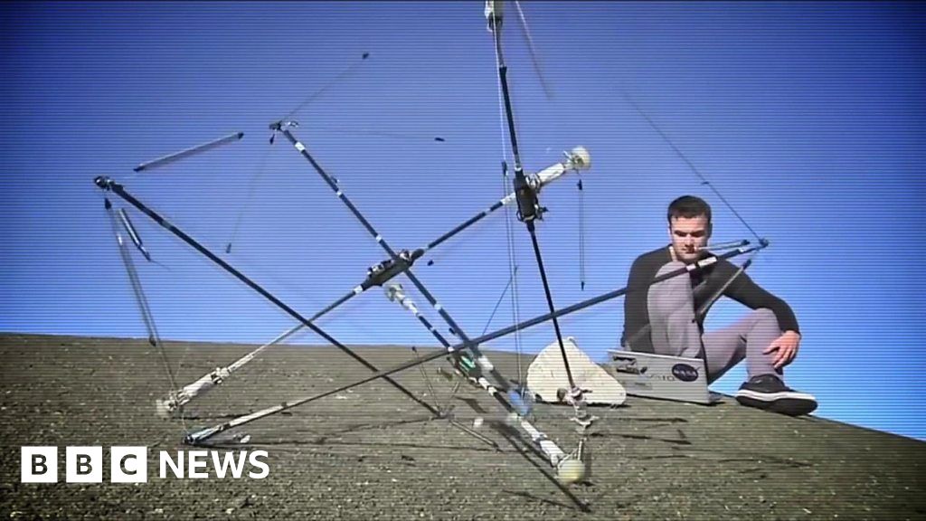The flatpack robot that could explore planets - BBC News