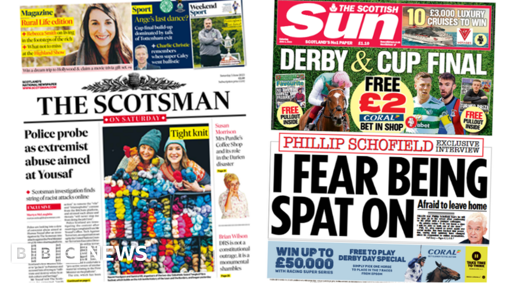 Scotland's papers: FM's racist abuse and a 'parting gift' for Celtic?