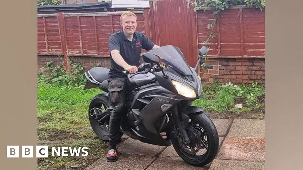 Tributes to 'loving' motorcyclist after Burton lorry crash - BBC News