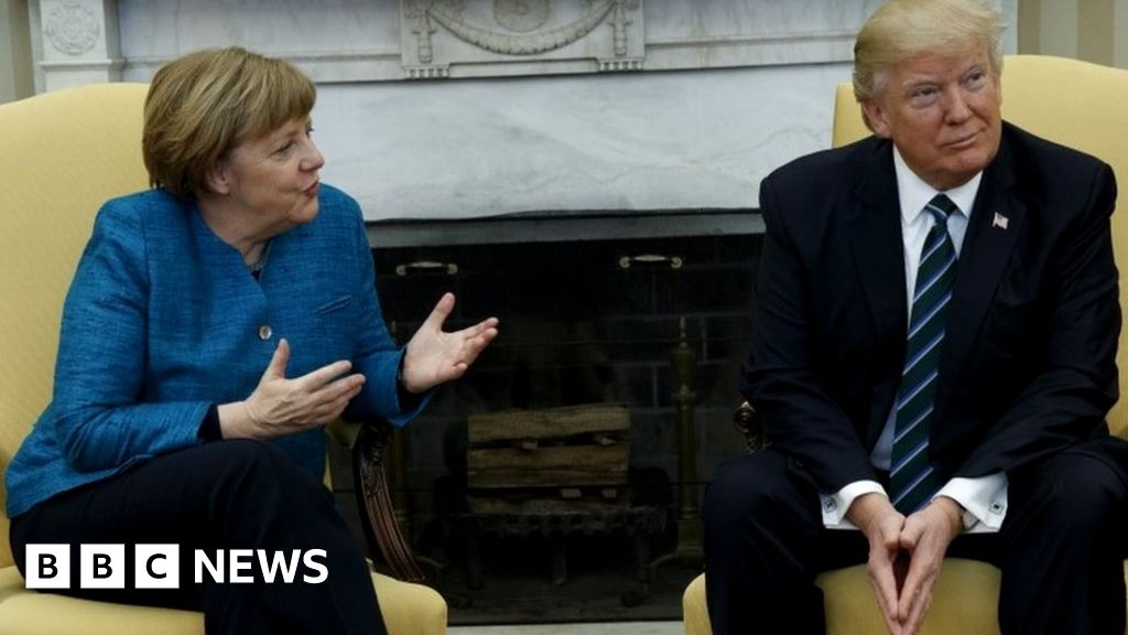 Merkel and Trump begin key talks at White House - BBC News