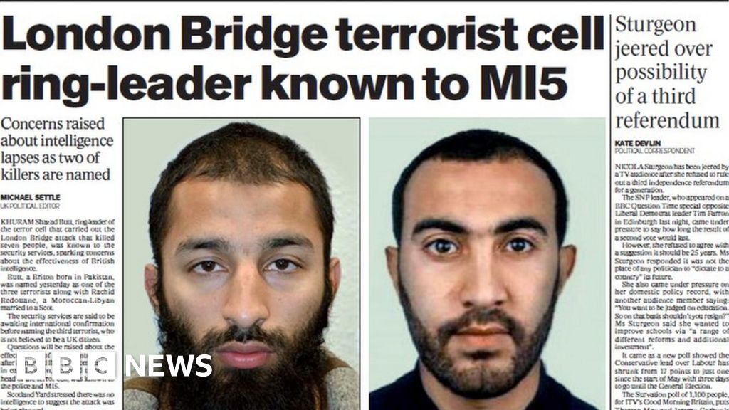 Scotland's papers: London Bridge killer was TV jihadi - BBC News