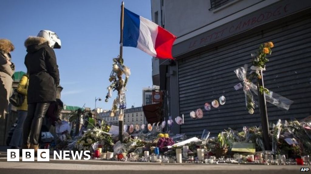 Paris attacks: France holds service to remember 130 dead - BBC News