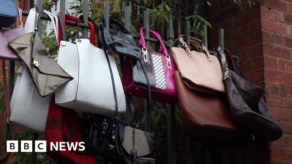 Domestic violence: Manchester handbag tribute to 173 victims