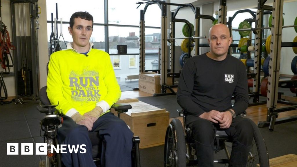 NI's bionic sportsmen - when humans and technology collide - BBC News