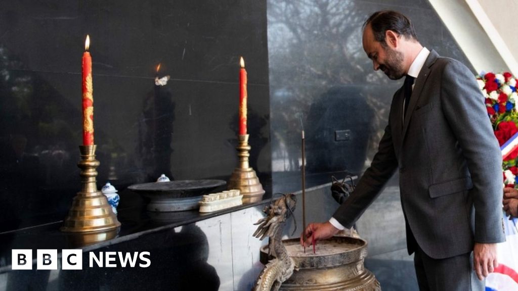 French PM visits site of Vietnam 1954 Dien Bien Phu battle