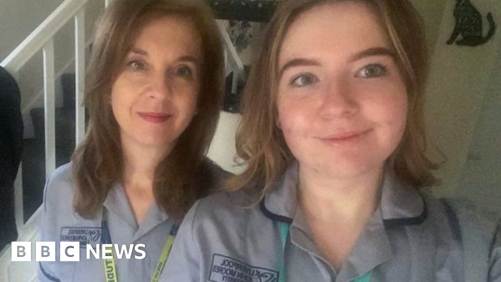 Covid: Liverpool mum and daughter study nursing at same university ...