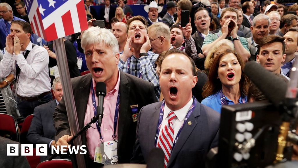Republican Party unity frays as convention opens - BBC News