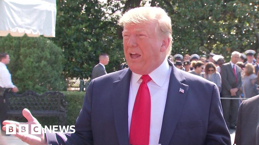 Donald Trump praises British ambassador Sir Kim Darroch - BBC News