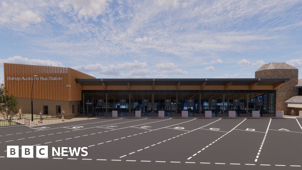 Images of new Bishop Auckland bus station plan revealed - BBC News