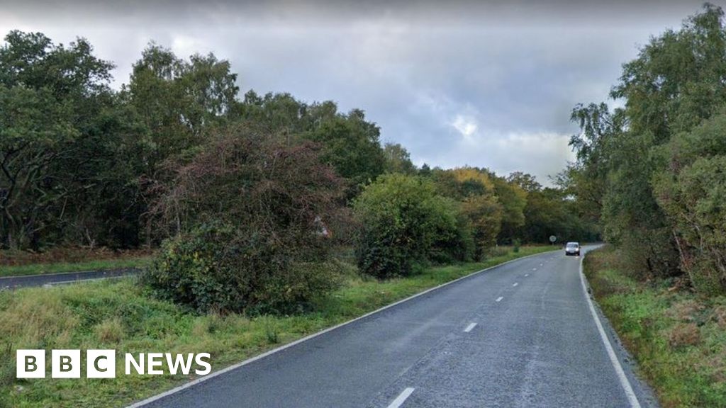 Motorcyclist dies in crash with van on A30 in Hampshire - BBC News