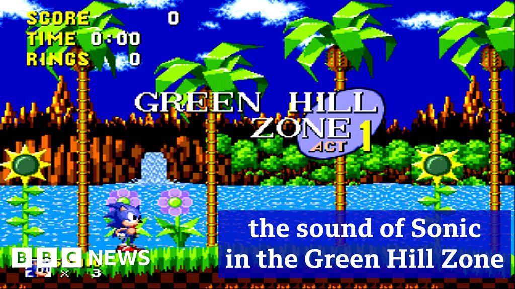 The sound of Sonic in the Green Hill Zone
