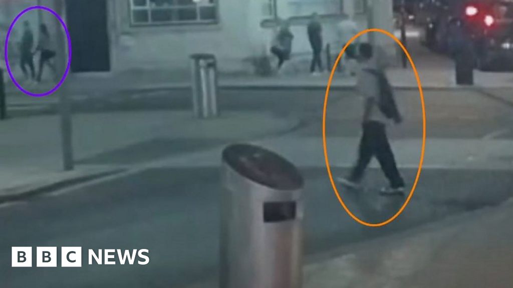 Southampton murderer filmed following victim in CCTV footage