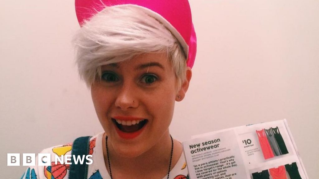 Teenager with cerebral palsy stars in sportswear ad campaign - BBC News