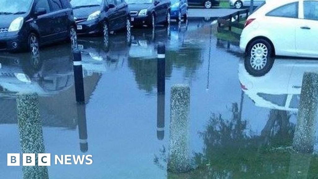 North Yorkshire torrential rain leads to flooding - BBC News