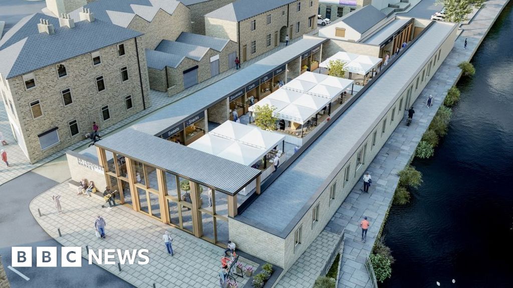 Brighouse £19.1m regeneration plans move to next stage - BBC News