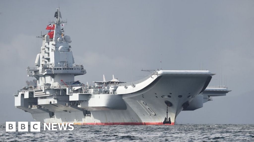 China's first operational aircraft carrier Liaoning arrives in Hong Kong