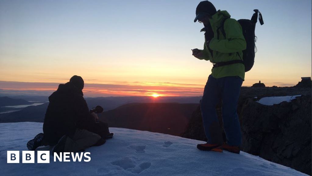 Being at work on a beautiful but dangerous Ben Nevis - BBC News